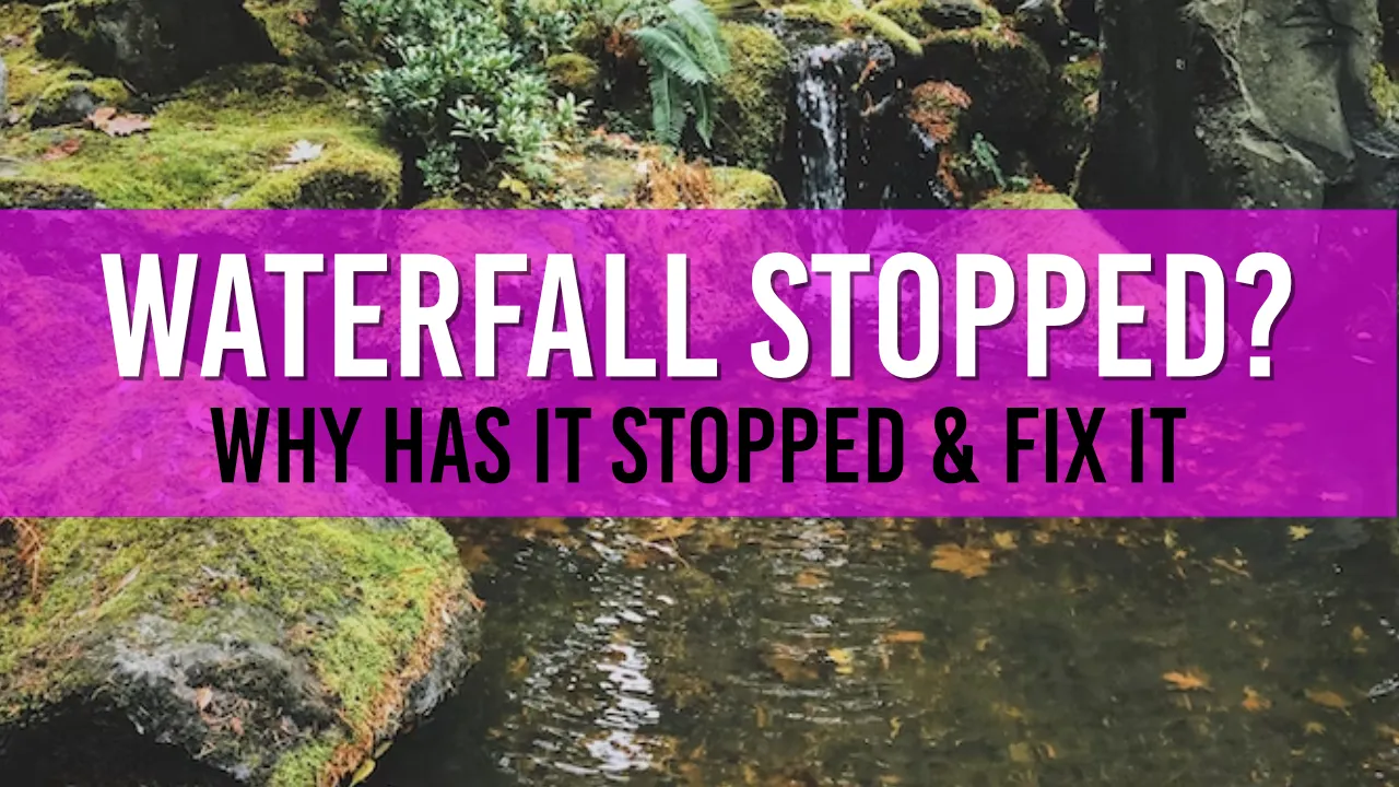 Troubleshooting a Stopped Waterfall: Common Issues & Fixes